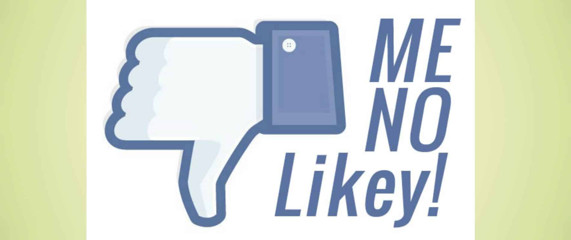 "Dislike" button na Facebooku se blíží - VISIBILITY